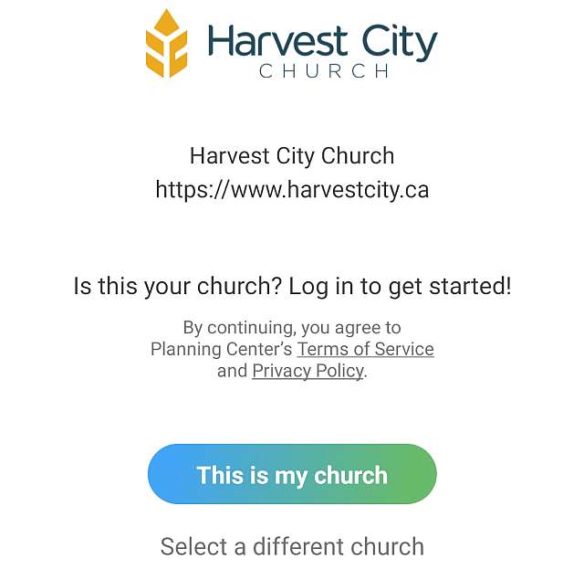 Harvest City's Church Center App - Harvest City Church Regina: A ...