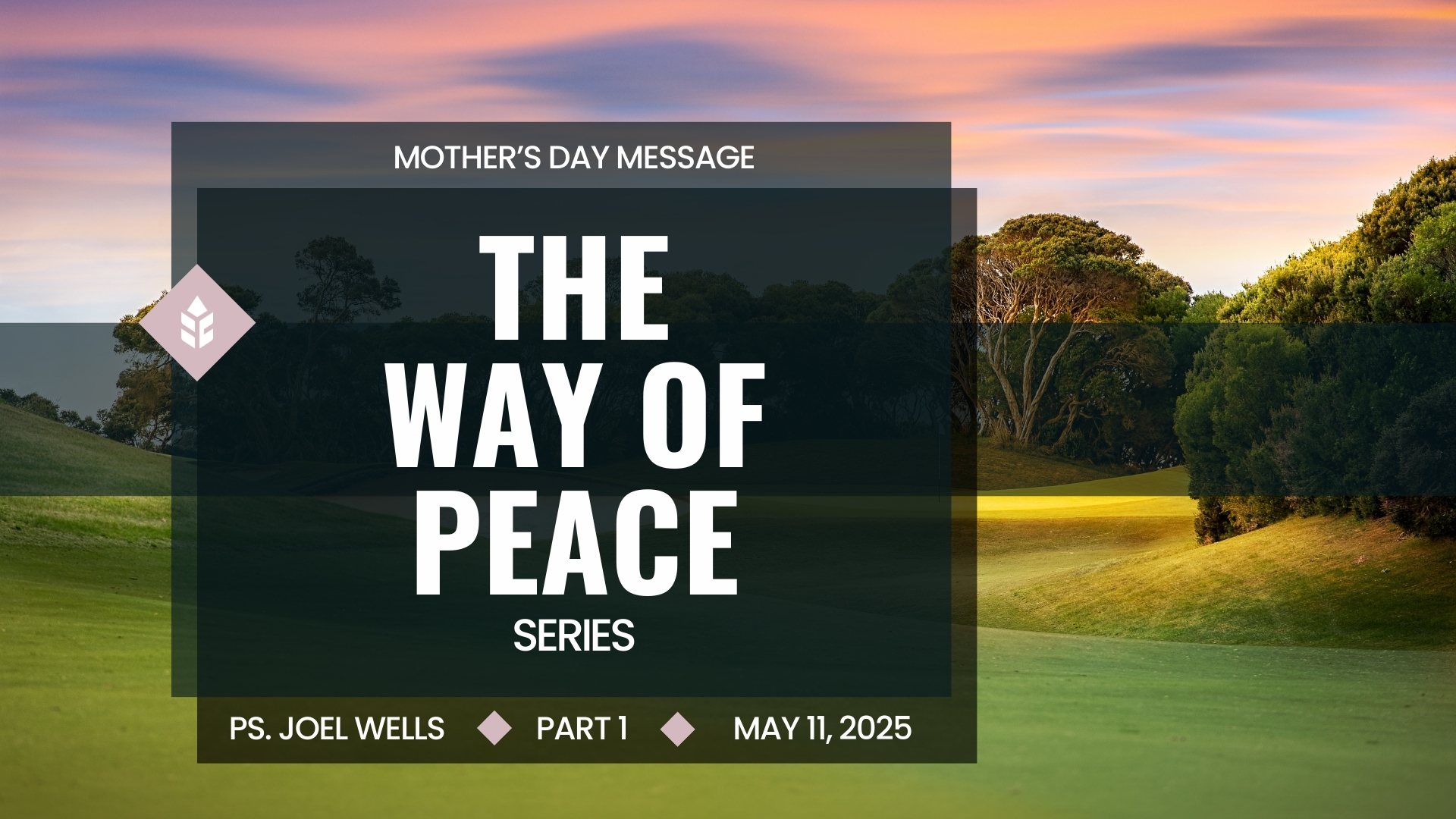 The Way of Peace - Part 1 - Harvest City Church Regina: A community for ...